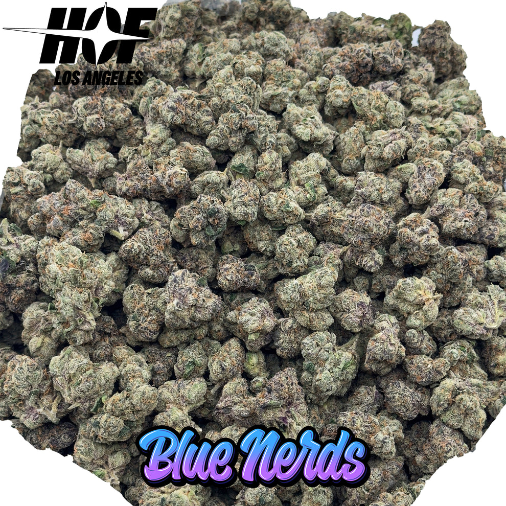 BULK - BLUE NERDS - INDOOR THCA FLOWER – Haus Of Flowers